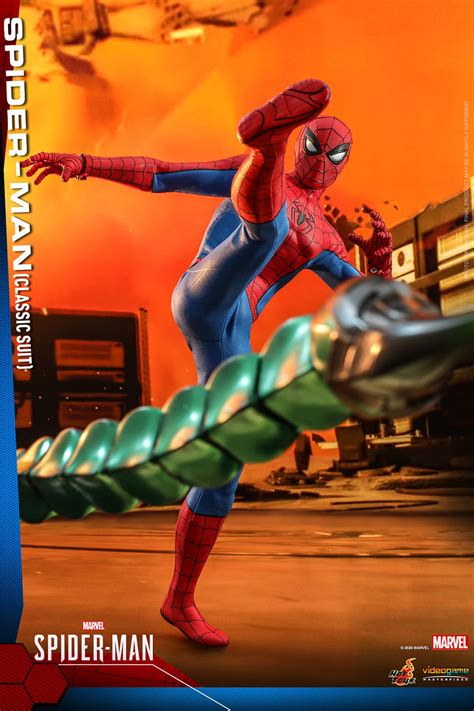 Hot Toys Spiderman Spiderman Classic Suit Vgm48 1 6 Scale Figure