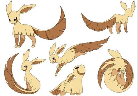 Flying Type Eeeveelution Pokemon Eevee Pokemon Eeveelutions Cute Pokemon