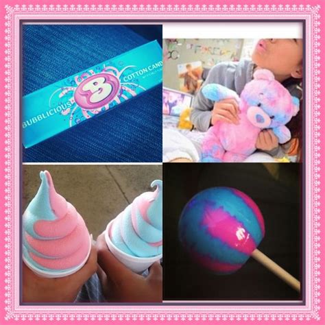 Three Cotton Candy Collages