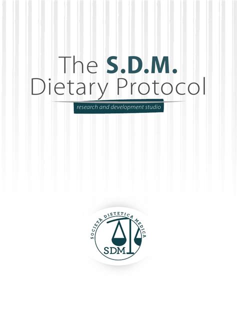 Diet Protocol Sdm Eng Pdf Dieting Nutrition