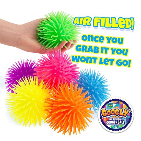 Mua Ja Ru Googly Puffer Ball Rubber Stretchy Spike Ball 2 Units
