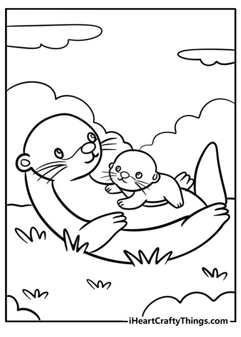 Cute Otter Coloring Pages [2025]