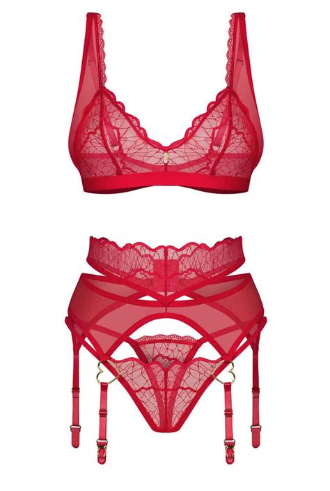 Sexy Red Lingerie Red Lace Lingerie Sets And Bodysuits Lingerie Seduction