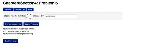 Solved Chapter6Section 4 Problem 6 Previous Problem List Chegg Com