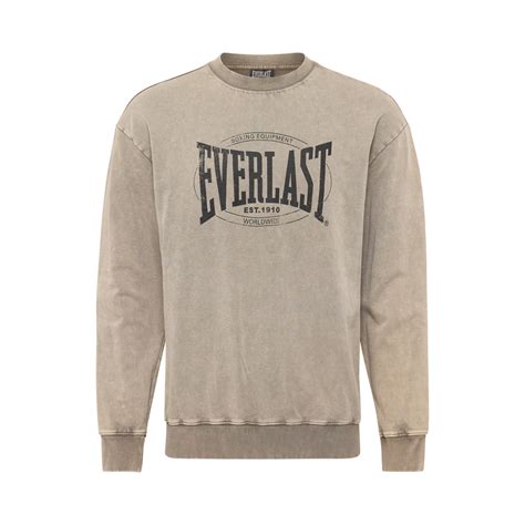 Everlast Washed Logo Crew Sweat Sand Everlast® Nordic
