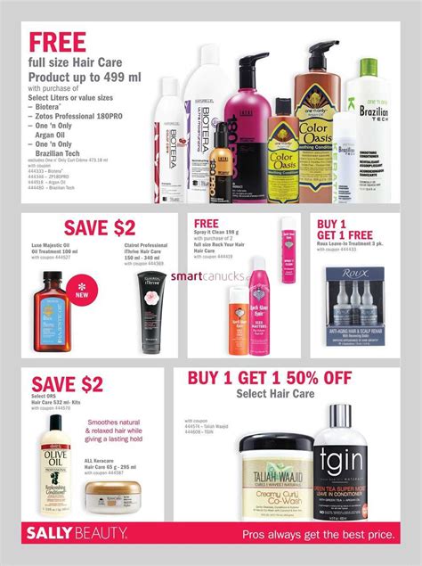 Sally Beauty Supply Pro Flyer November 1 To 30