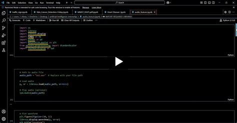Machinelearning Ai Audioprocessing Deeplearning Python Skillsdzire Mallampati Bharadwaj