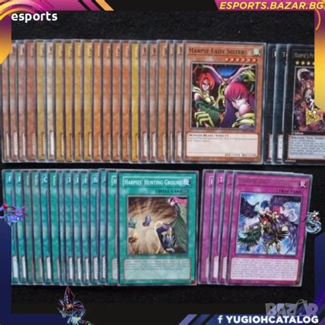 Yu Gi Oh Harpie Deck Ready To Play дек за игра Yugioh Yu Gi Oh в