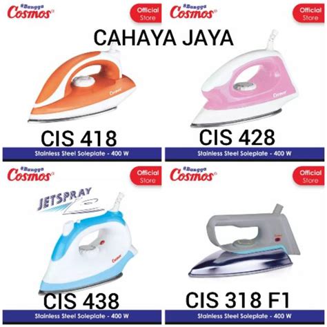 jual setrika cosmos cis 418 cis 428 cis 438 cis 318f1 free