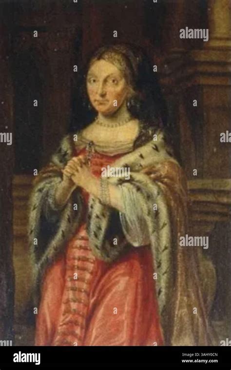 This 17th Century Portrait Depicts Christiana Von Sachsen Merseburg Wife Of Christian I Duke