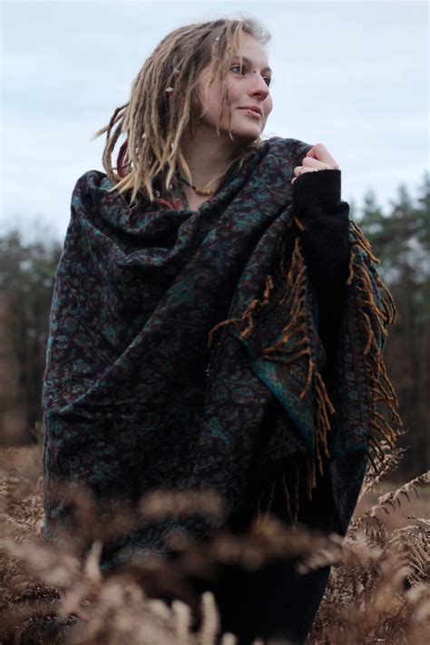 Paisley Schal Bohemian Dunkelblau Nomadic Affairs