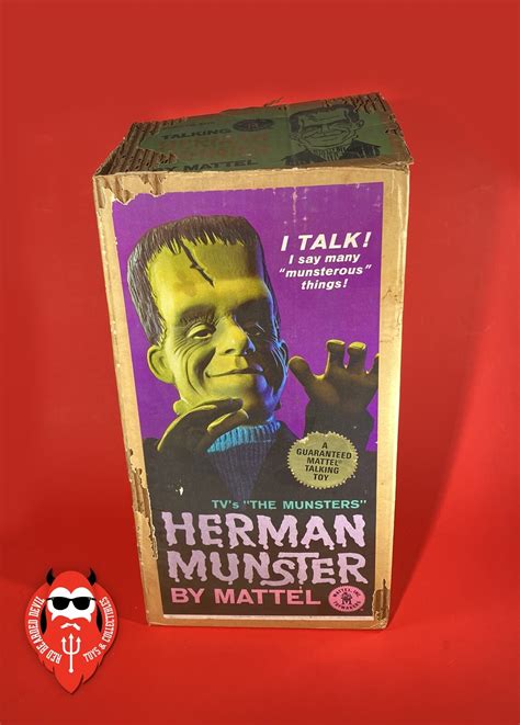 Rare 1964 The Munsters Herman Munster Mattel Talking Doll W Original