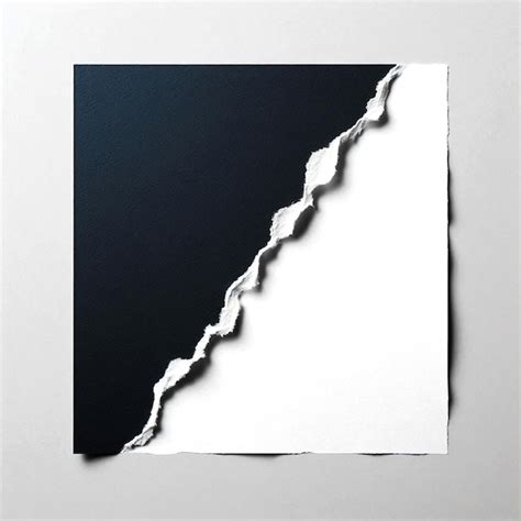 Artistic Torn Paper Texture Featuring Realistic Folded And Torn Layers