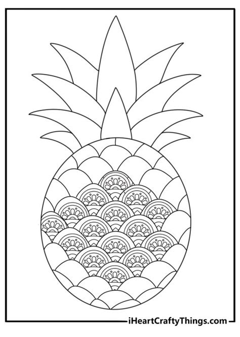 31 Pineapple Coloring Pages 100 Free Printables