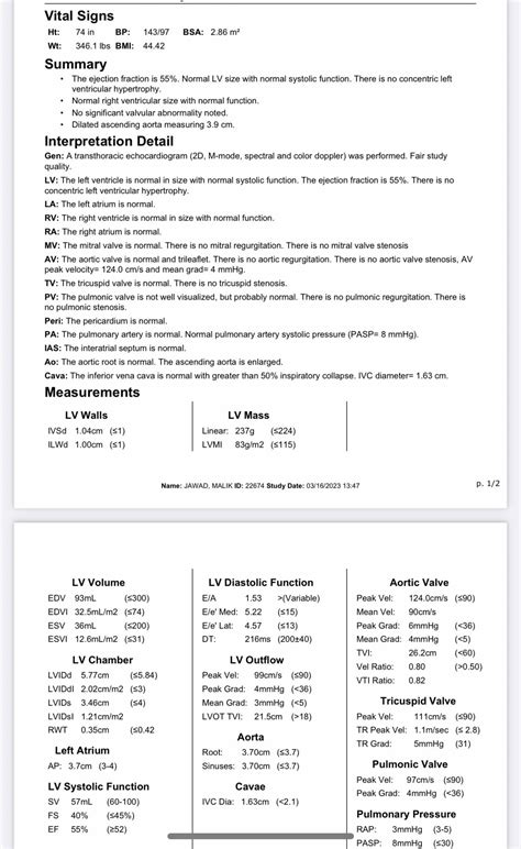 Echo Report Found Out I Have A Dilated Ascending Aorta At 39 But No