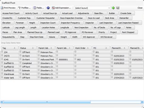 Creating And Managing Pivot Reports
