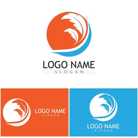 Feather Ilustration Logo Vector Template Design Stock Vector