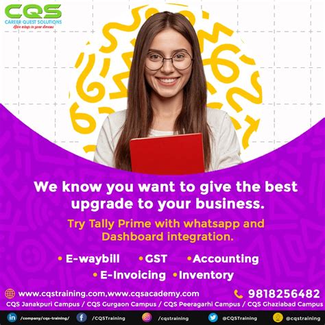 Cqs Academy 🚀 Explore The Power Of Tally Prime With