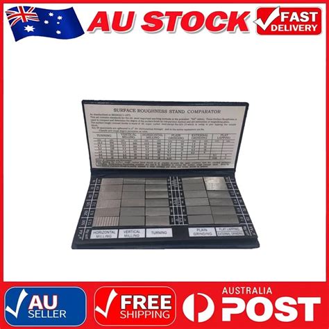 Surface Roughness Comparison Sample Block Ra005 125mm Roughness Sample Block 15900 Picclick Au