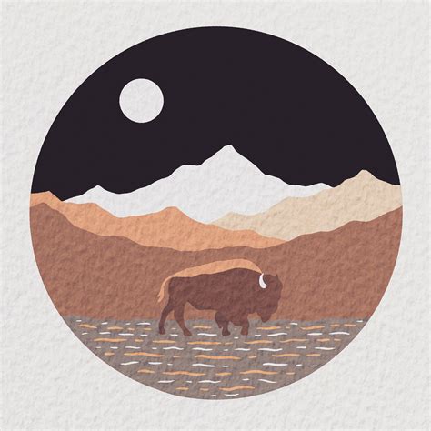 Moon Bison Me Digital 2020 R Art