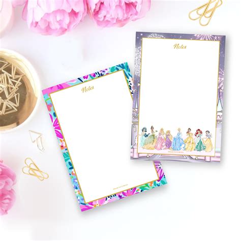 Tear Off Notepad Planner Girl Collection