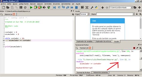 Como Depurar Debbugin En Spyder Cursos De Programación De 0 A Experto © Garantizados