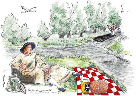 Goethe Im Spreewald Karikatur