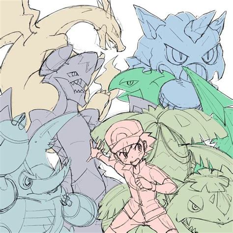 Ash Ketchum And His Mega Evolve Forms Pokémon ♡ I Give Good Credit To Whoever Made This