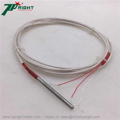 Industrial Duplex Rtd Pt100 Temperature Sensor Topright