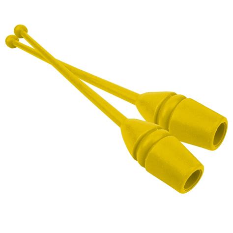 Set 2xcluburi Gimnastica Ritmica Maxima Pvc 44cm Galben Emag Ro