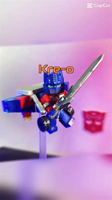Kre O Jetpack Optimus Prime Capcut Transformers Optimusprime Kreo