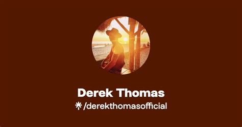 Derek Thomas Instagram Facebook Tiktok Linktree