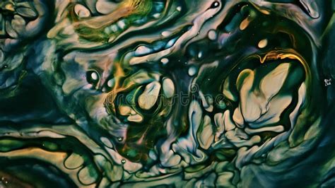 Abstract Ink Paint Diffusion Paradox Illusion Shapes Stock Video