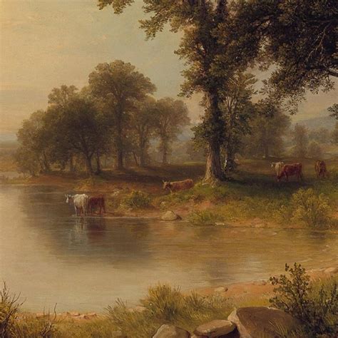 Summer Afternoon Contemporary Reproduction Print On Canvas After