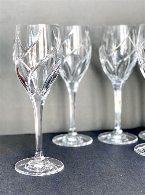 Mikasa Olympus Crystal Wine Glasses Etsy