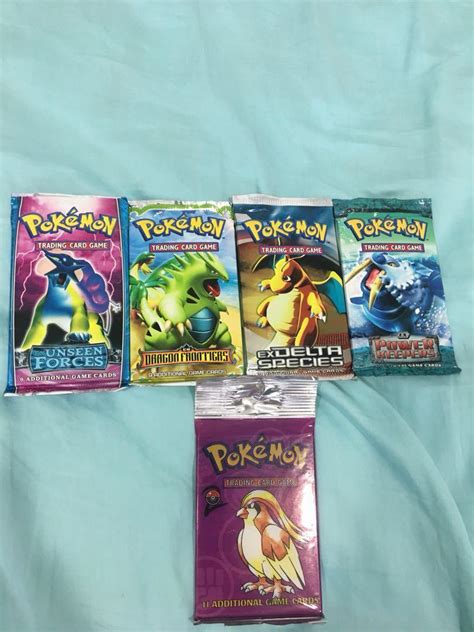 Pokémon Vintage Packs Hobbies And Toys Memorabilia And Collectibles