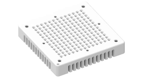 Cover For Cube Size 16 Internally Milled With Gray Dowel Vn Food Processing Equipment