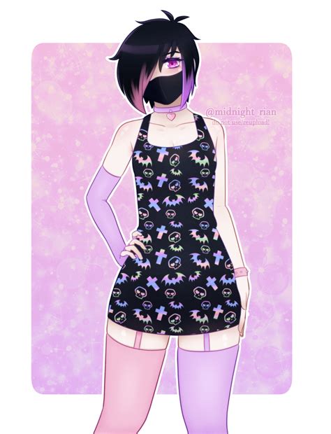 Pastel Goth Femboy By Midnight Rian On Newgrounds