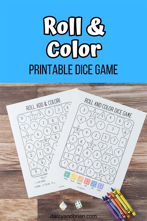 Free Printable Dice Games For Math Download Free Printable Dice Games