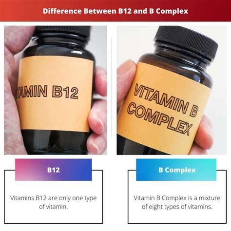 Vitamin B12 Supplements Vs B Complex At Patricia Sheffield Blog
