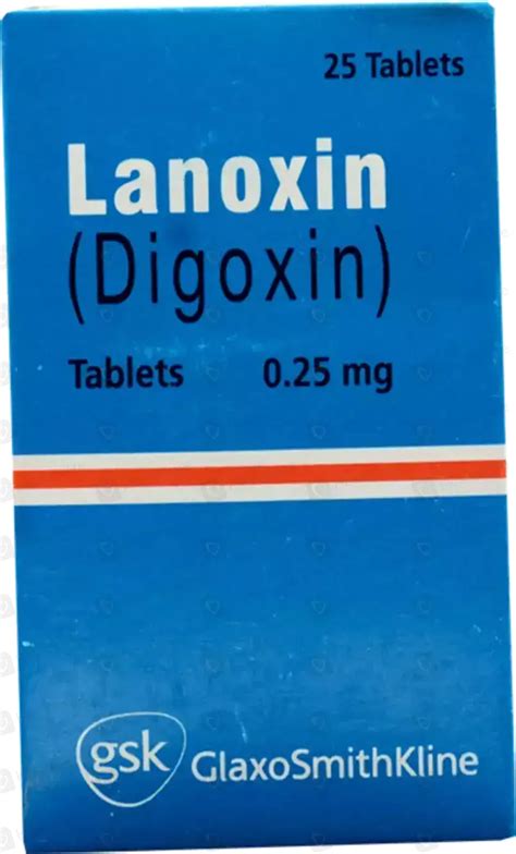Lanoxin Tablets 250mcg Buy Now At Derma Pk