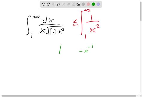 Solveda Use The Comparison Test For Improper Integrals To Determine Whether Each Improper