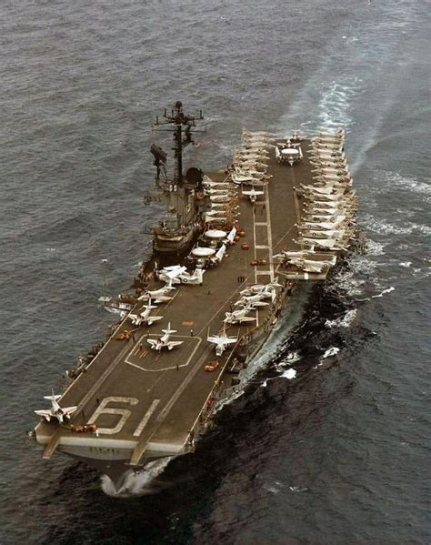 Uss Hancock Off The Coast Of Vietnam At Yankee Station Circa 1967