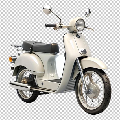 Classic Moped Premium Ai Generated Psd
