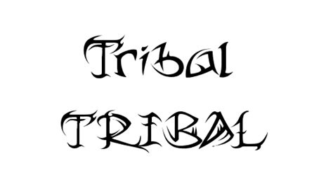 25 Best Free Tribal Fonts For Download Tutorialchip