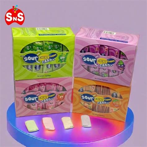 Sns Sour Chewy Yogurt Candy 4 8gx50pcs Snack Bonbon Sweet Candies Shopee Philippines