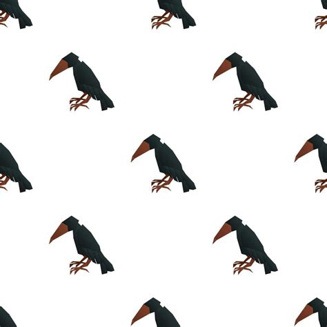 Origami Crow Pattern Seamless Vector 15662266 Vector Art At Vecteezy