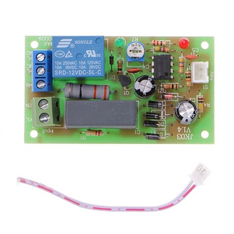 ac 220v trigger delay switch turn on off board timer relay module plc