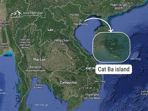 Cat Ba Island Vietnam Map Explore More Enjoy More