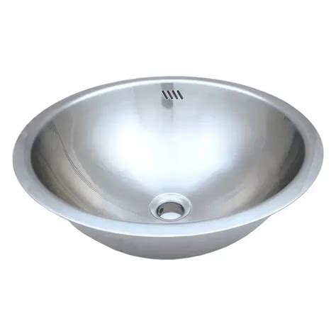 Wells Sinkware Jazz 16 Round Undermount 20 Gauge Stainless Steel Sing